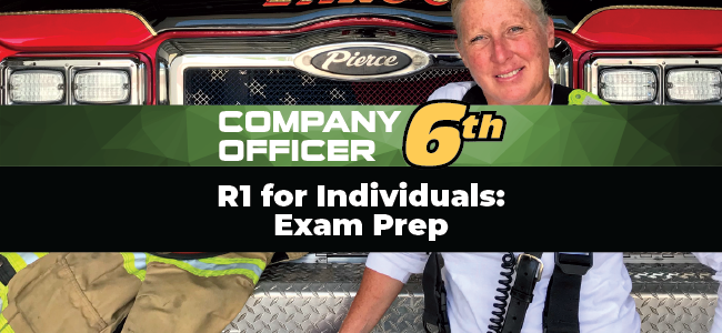 Exam Prep - Fire and Emergency Services Company Officer, 6th Edition | R1